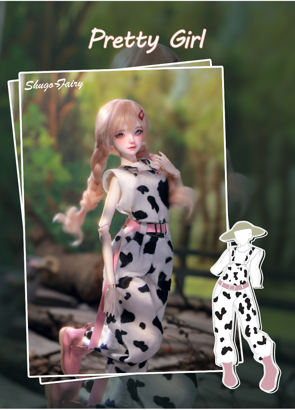 Xana Bjd Dolls 1/4 Pretty Girl Fashion Fullset Toys Cool Elf Spring Style Resin Ball Jointed ...