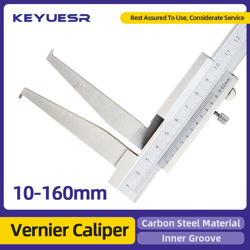 10-160mm 4 Inner Groove Caliper Intern Vernier Caliper Stainless Steel ...