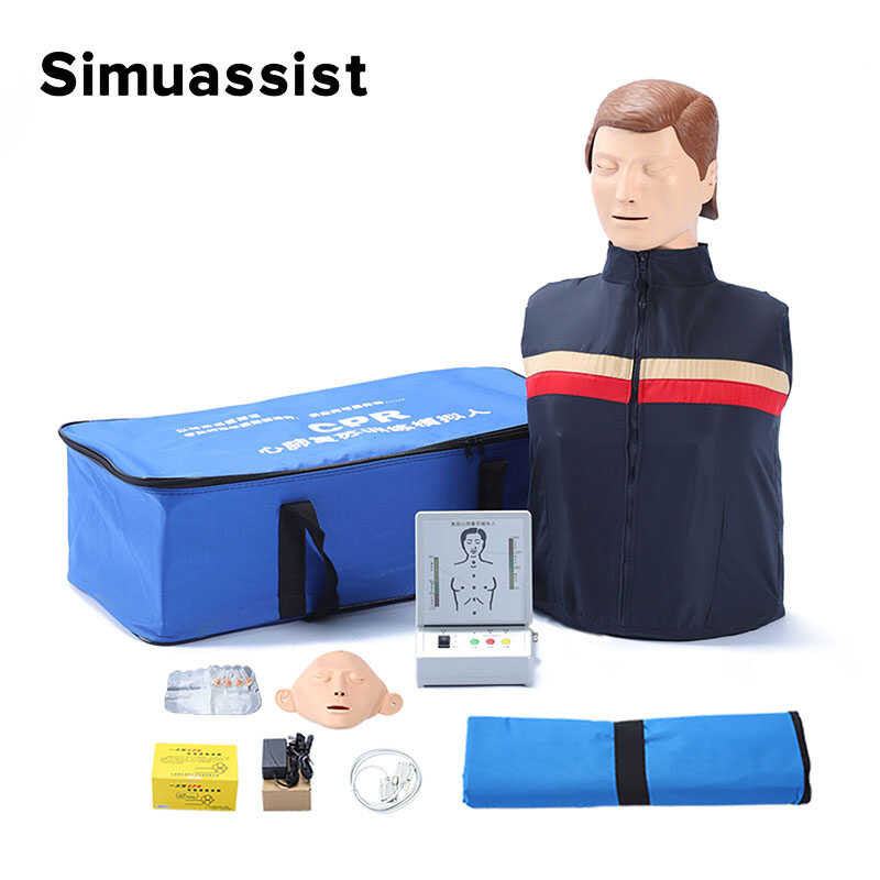 Half Adult Training Manikin CPR Mannequin First Aid Trainer Simulator ...