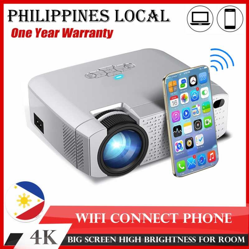 Seller】D40w 4K 【Philippines Projector Mirror Screen For Phone Laptop HD ...