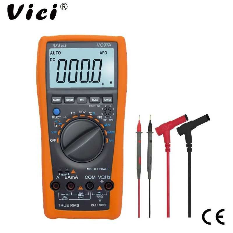 VICI 1 VC97A 4000 Count Automatic Range Digital Multimeter NCV True RMS Multi-function High ...