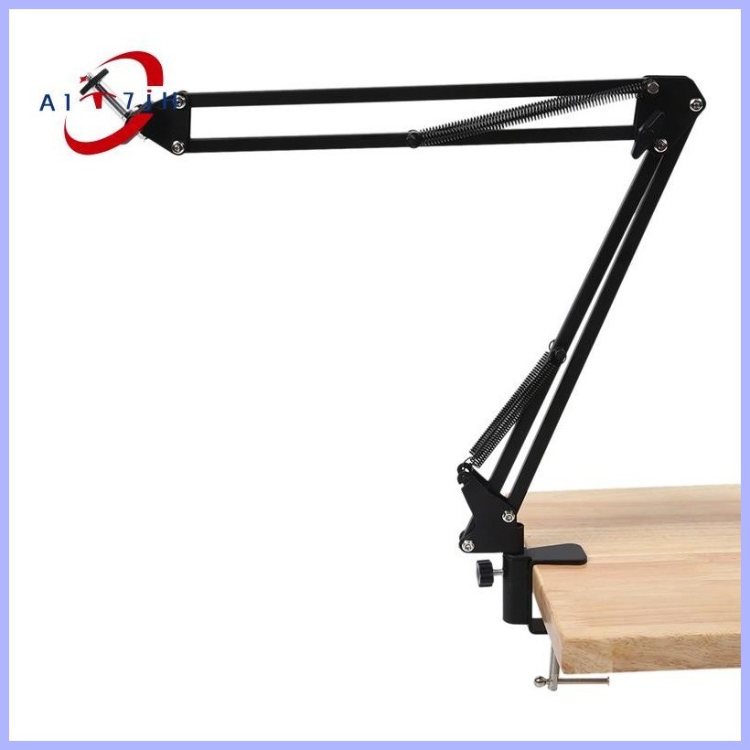 Adjustable Desktop Clamp Suspension Boom Scissor Arm Mount Stand Holder ...