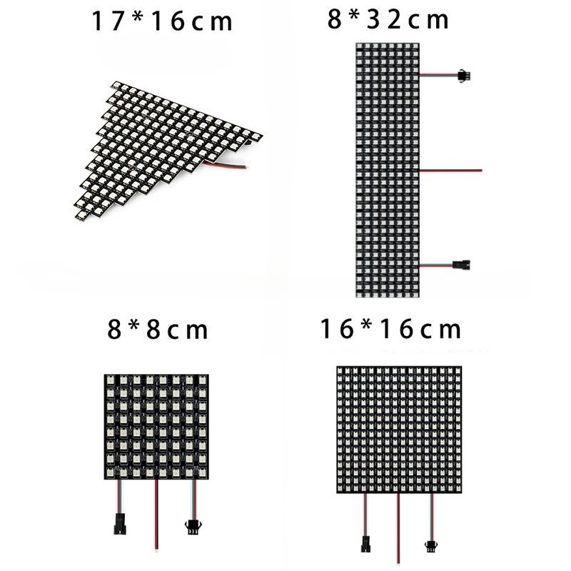 DC12V WS2815 Triangle Screen Light LED Digital Flexible Individually ...