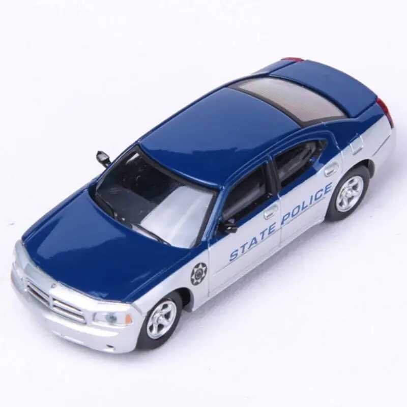 1:87 ☆ Simulation Dodge Police Car Plastic Car Injection & Toy Vehicles ...