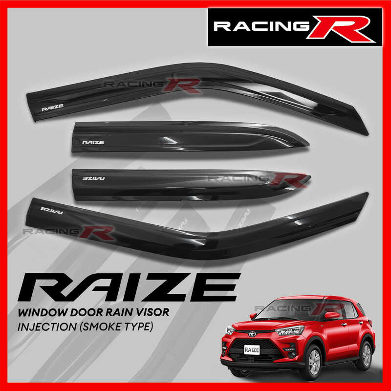 Toyota Raize 2022 To 2025 INJECTION / OEM Type Window Door Rain Visor ...