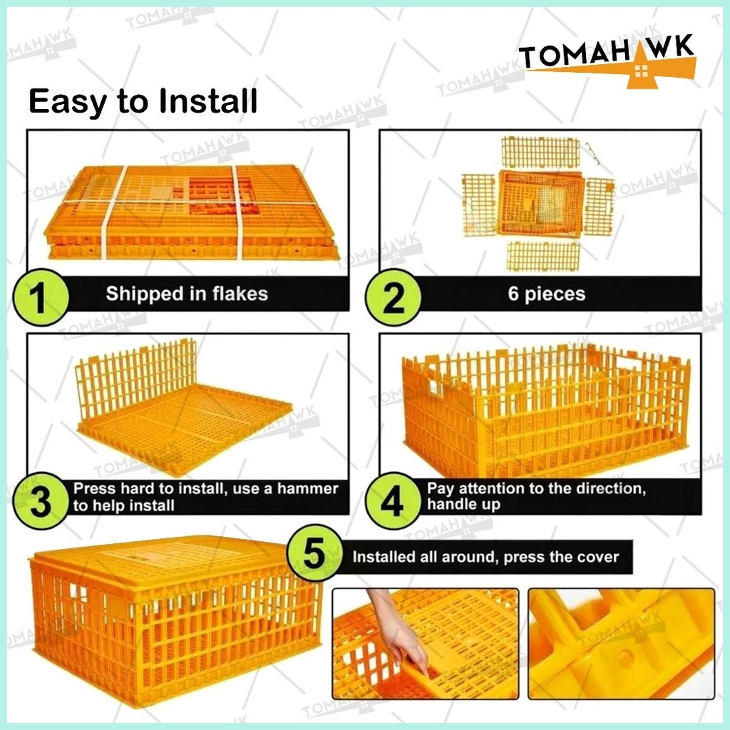 TOMAHAWK CHICKEN COOPS CRATES FOR POULTRY CAGE / CHICKEN BOX FOR ...
