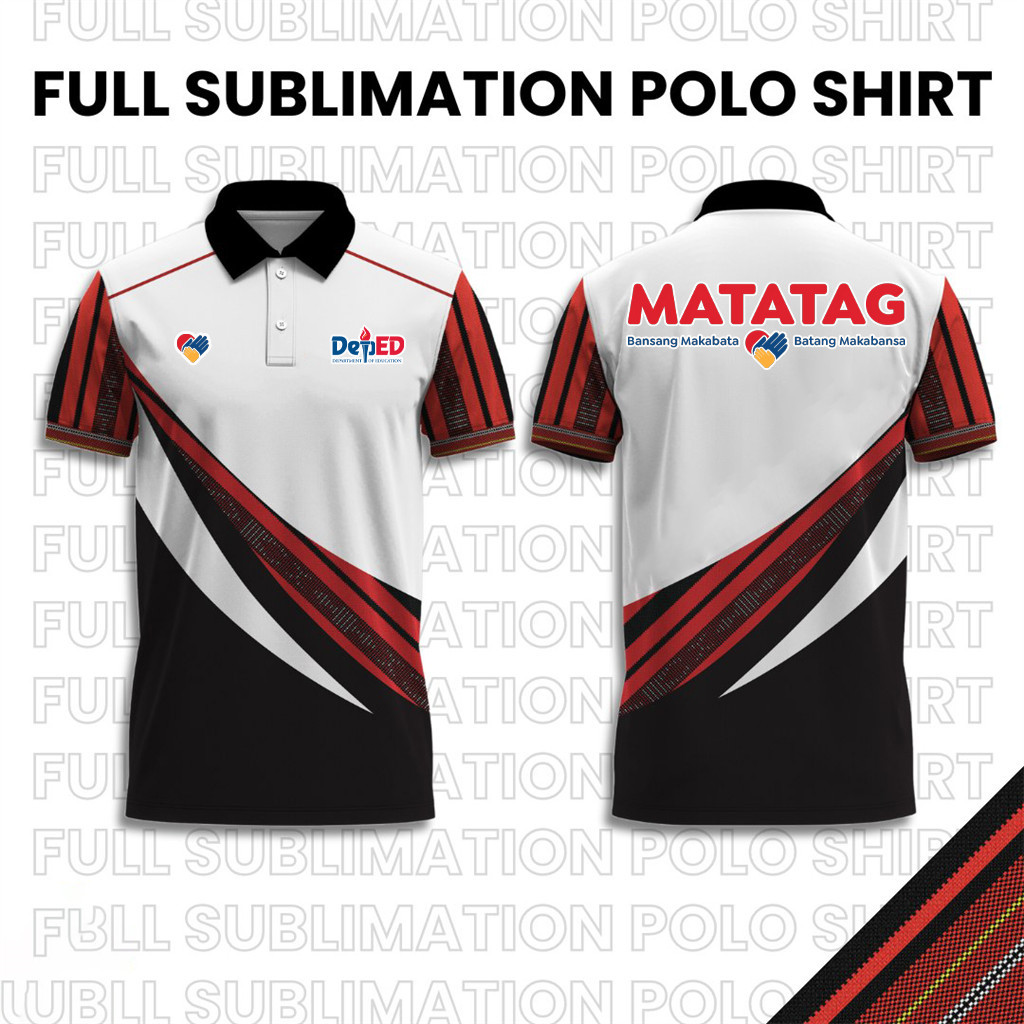 DEPED MATATAG POLO SHIRTS UNIFORM FULL SUBLIMATION POLO-Shirt FOR MEN ...