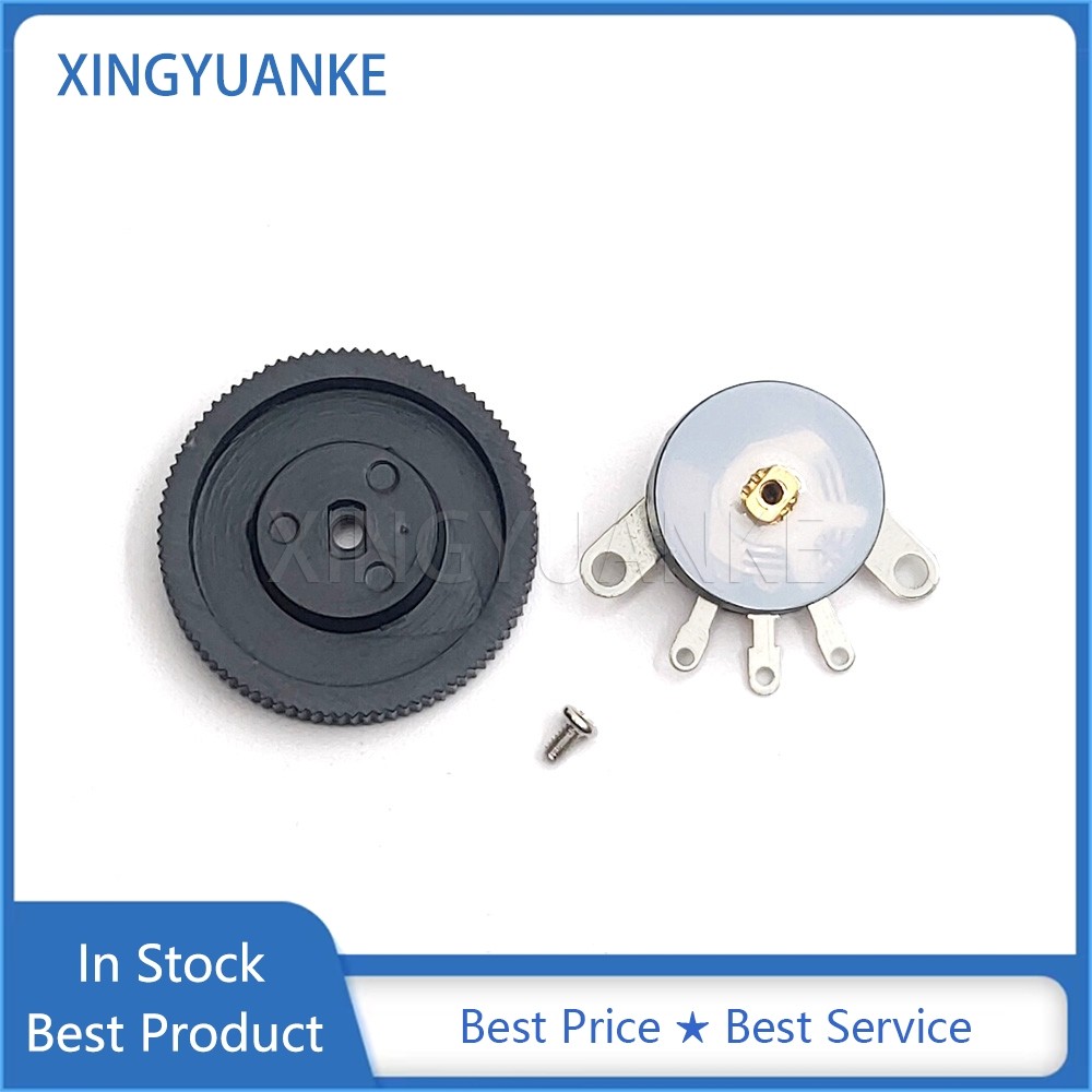 5Sets RV16MM Straight Foot With Switch 5-Pin B5K B10K B50K B100K Power ...