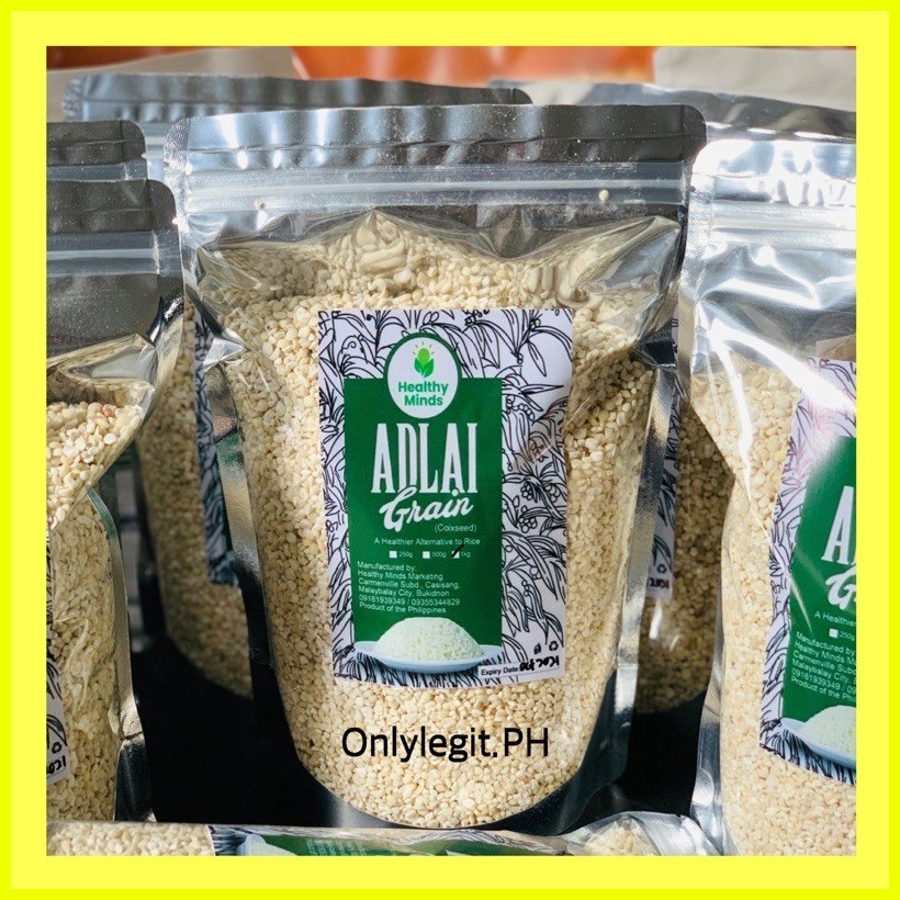 1kilo Organic Adlai / Adlay / Adlayan Rice / Coix lacryma-jobi (Freshly ...