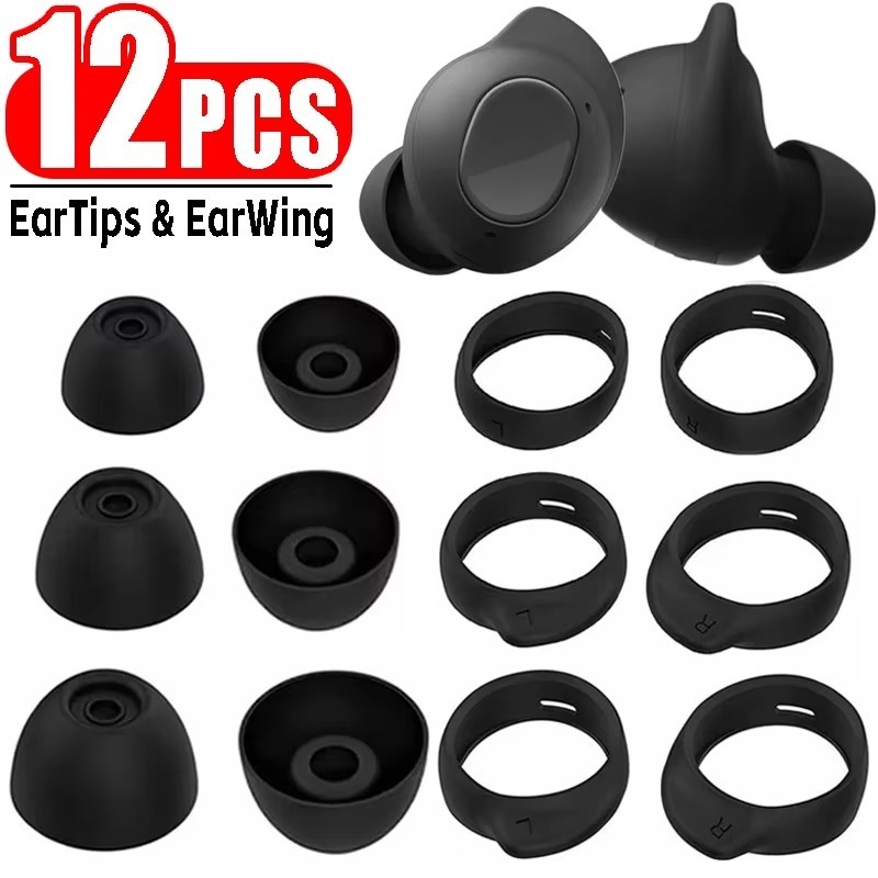 For Samsung Galaxy Buds FE Ear Tips Soft Silicone Ear Wing for Galaxy ...