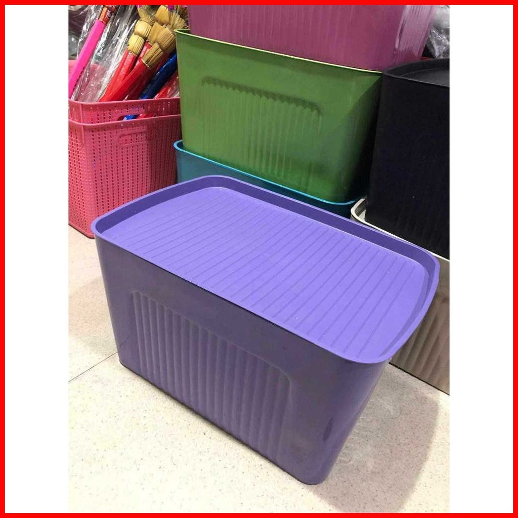 XL COLORFUL STORAGE BOX XL OSAKA COLORED - 30 LITERS WITH COVER ...