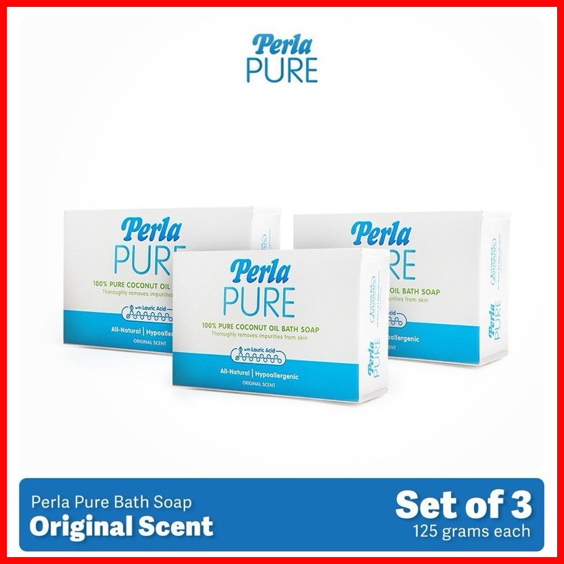 ⭐ Perla Pure Bath Hypoallergenic Soap Original Scent - Personal Care ...