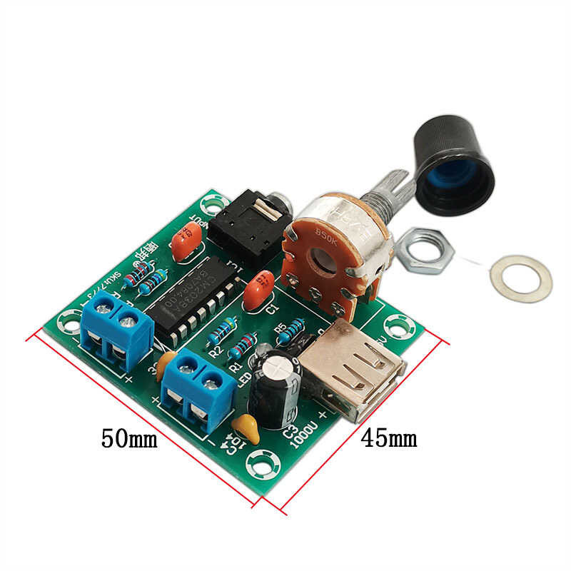 AC/DC Mini 5V Small Amplifier USB DIY Modification 5Wx2 High End ...