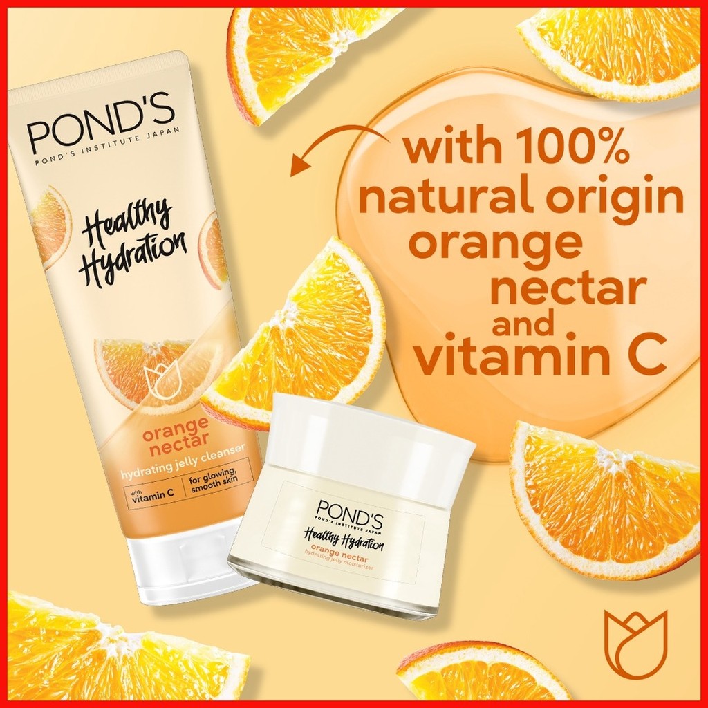 POND'S Healthy Hydration Orange Nectar Jelly Cleanser 100g ...