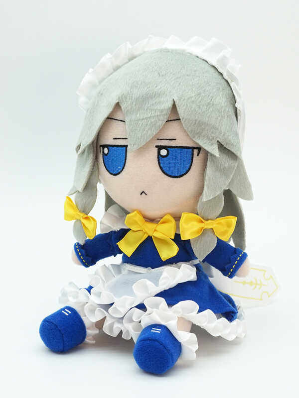 LY Touhou Project Izayoi Plush Toy Fumo Inu Sakuya Plushie Figure Doll ...