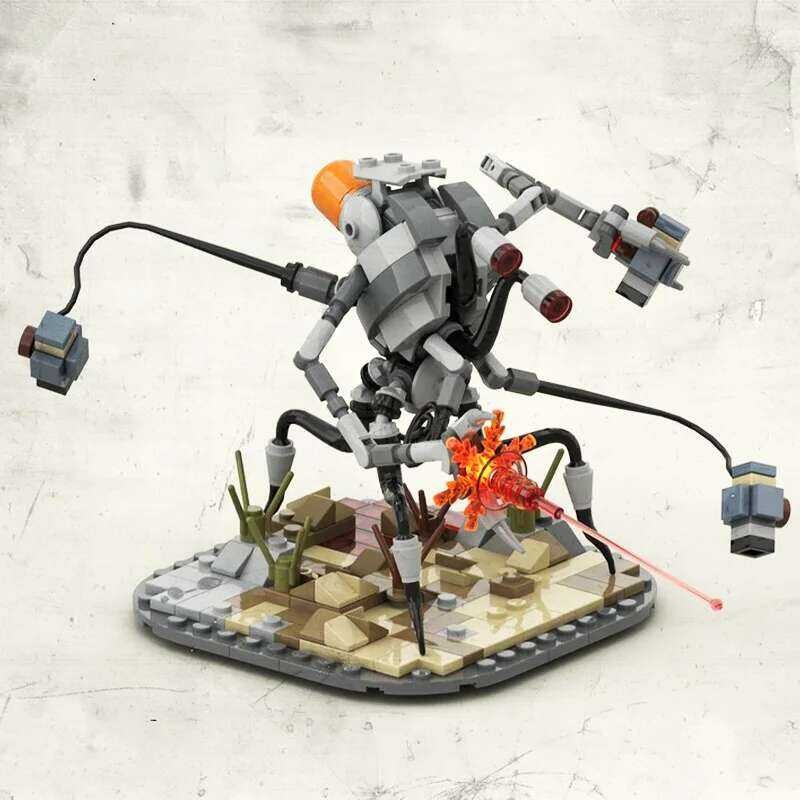 Science MOC Fiction The Worlds Martian Hunter Seeker Fighting Hine ...