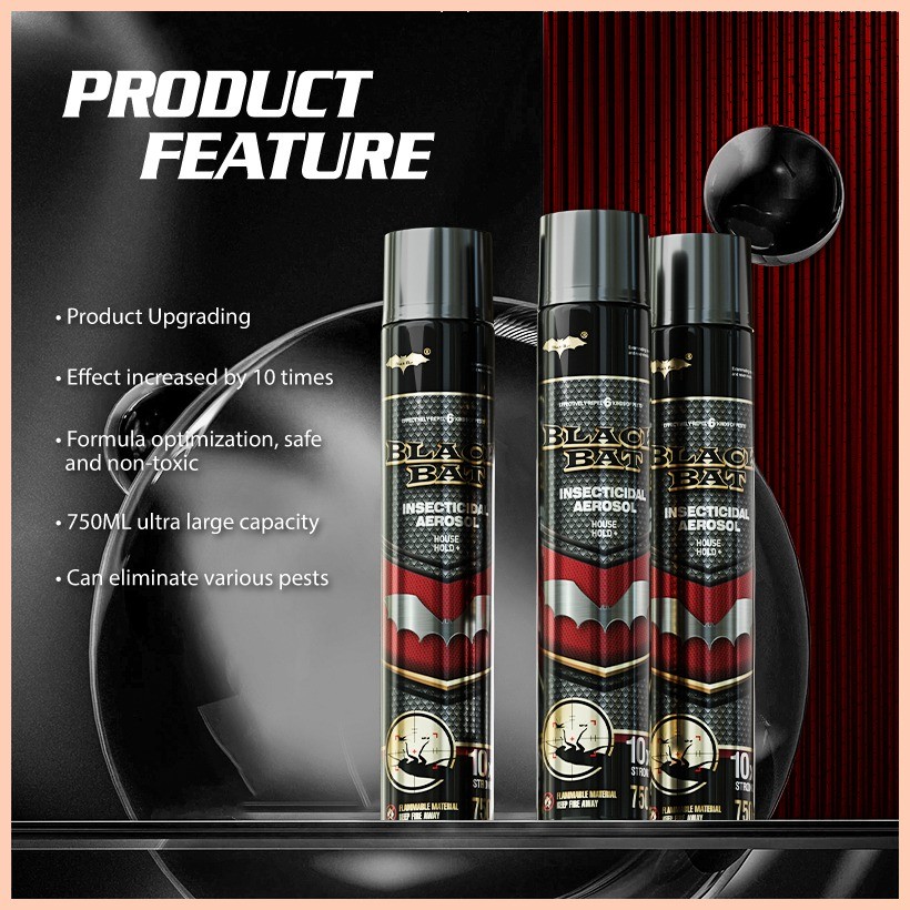 Black Bat Mosquito Insect Killer Insect Killer Insecticide Spray ...