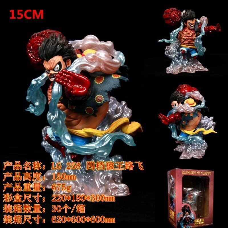 82 GK One Piece Lg258 Co Branded Four Pack Monkey King Luffy Box Set ...