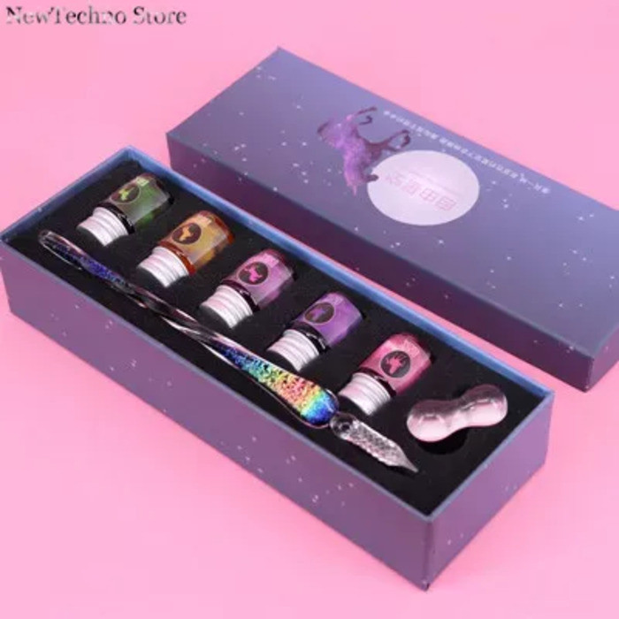 2023 New Drip Vintage Glass Dip Dip g Pen Signature Filg Ink Fountain ...