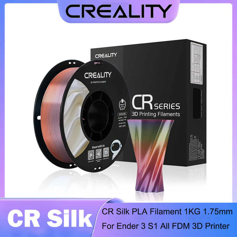 Ac5 Creality CR PLA Filament 1Kg 1.75Mm Spool Wire Smooth Silk Texture ...