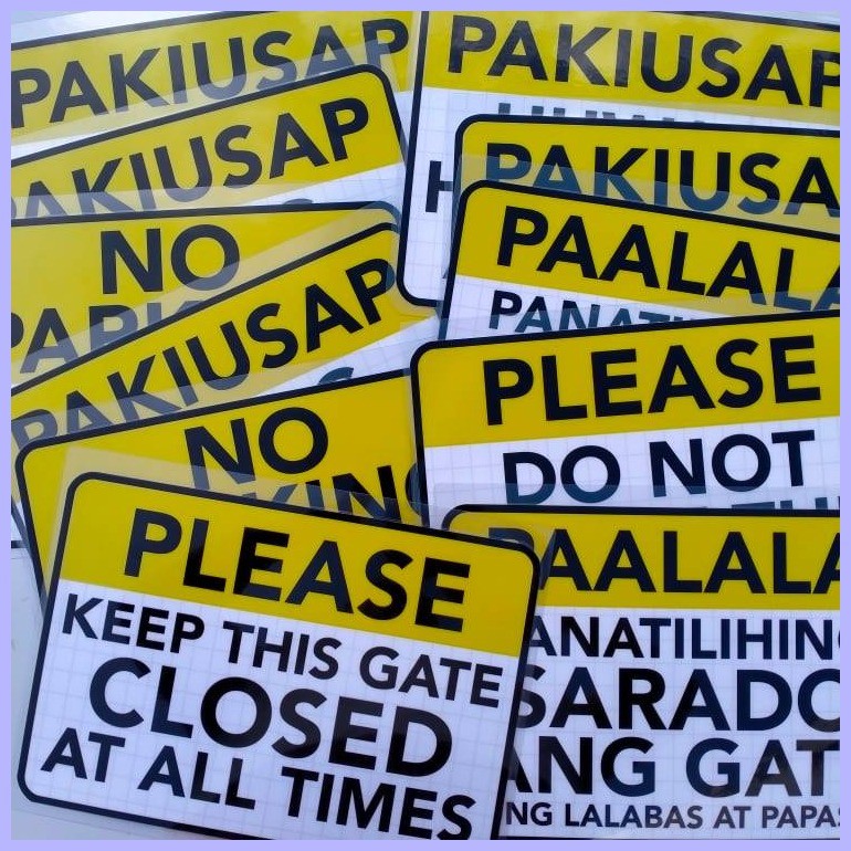 Clean As You Go Sign | Laminated Signage | Sign Board | Shopee Philippines