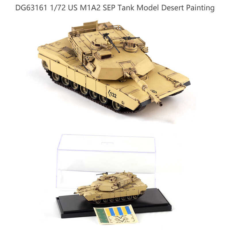 4Ae Dg63161 1/72 US M1a2 SEP Tank Model Desert Painting Finished ...