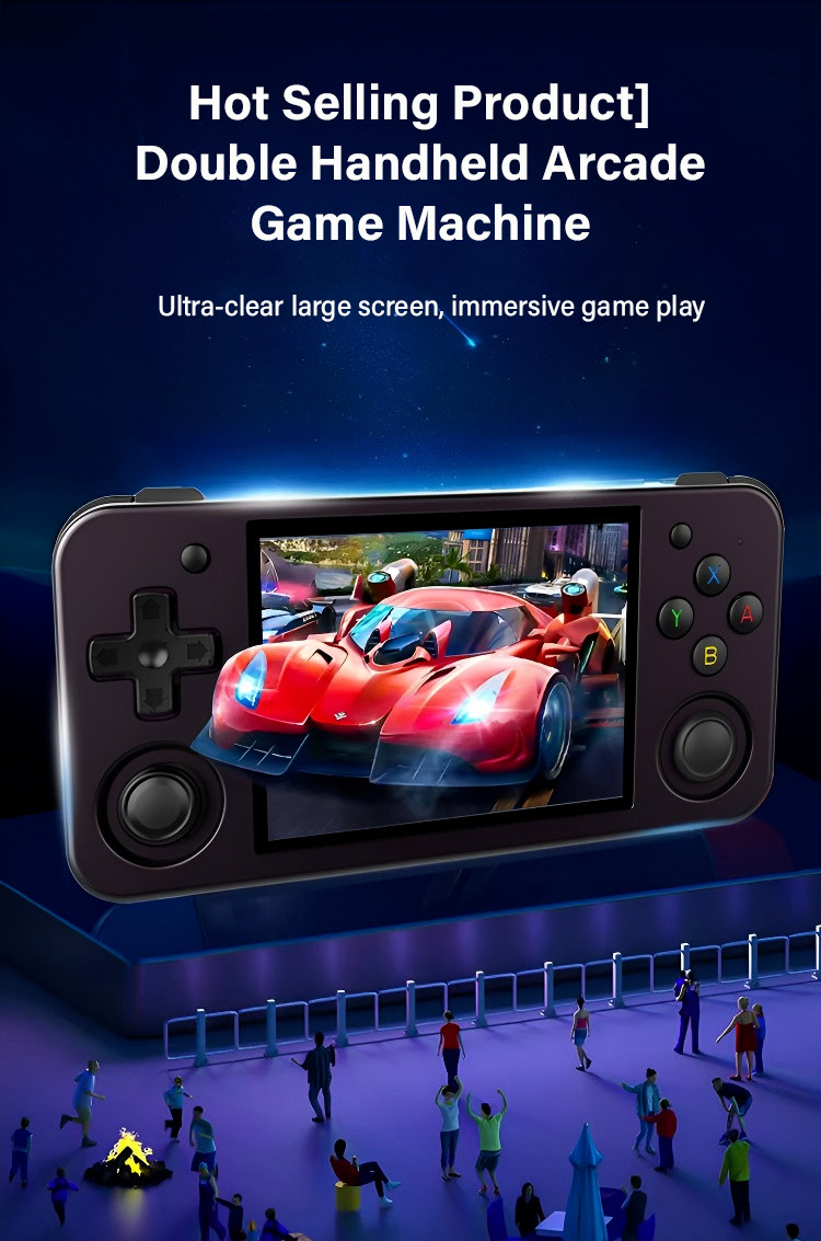 Fc arcade nostalgic handheld game console block double arcade game ...