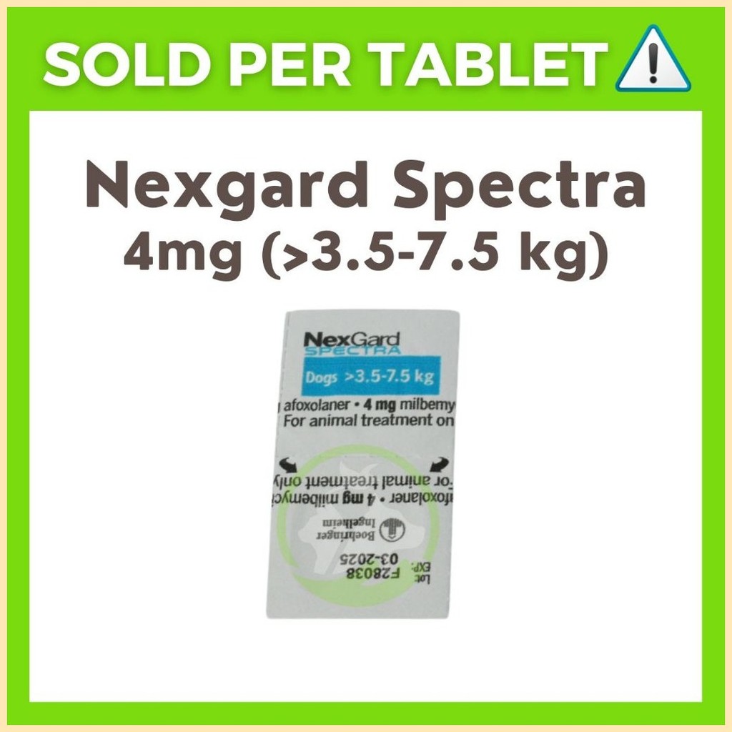 Nexgard Spectra for Dog Anti Tick and Flea Chewable Tablet for Puppies ...