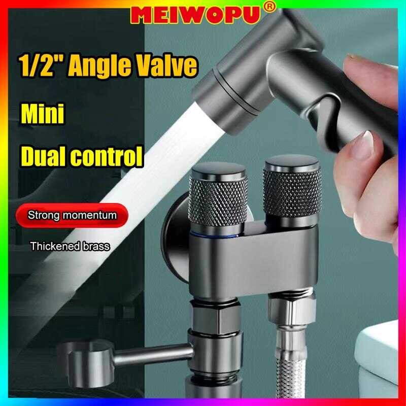 E6d Toilet Flushing Spray Gun Bathroom One In Two Out Corner Dual ...