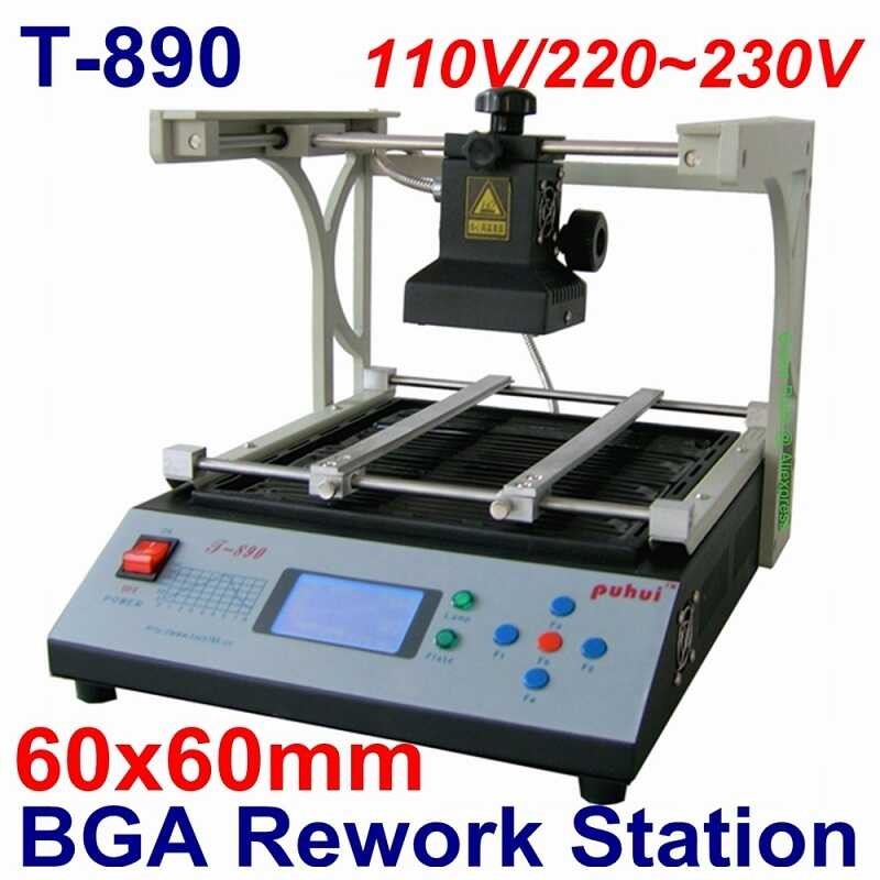 T-890 7Ff PUHUI Rework BGA IRDA Double Digital Infrared Soldering ...