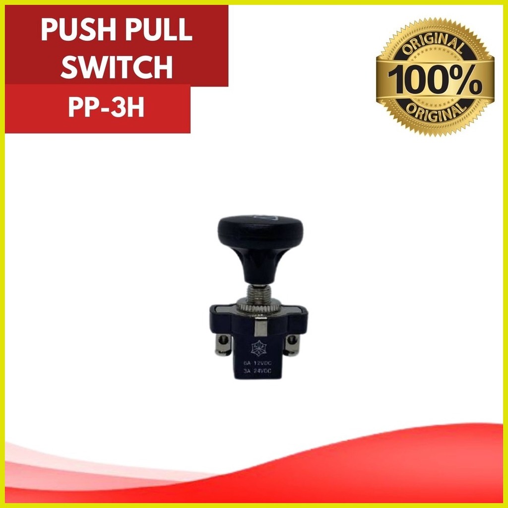 ۩ ☎ ♣ Original Sasaki Japan Quality PP-3H Push Pull Switch Big Knob ( Headlight Use) | Shopee ...