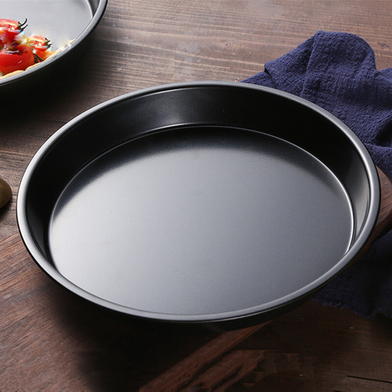Round Nonstick Cake Baking Tray Oven Storage Plates Pan Mold For Bread ...