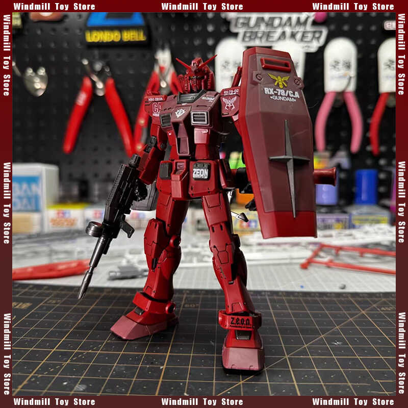 Am ☆ Char Aznable HG 012 Rx-78-2 MG Anime Action Figure PVC Mobile Suit ...