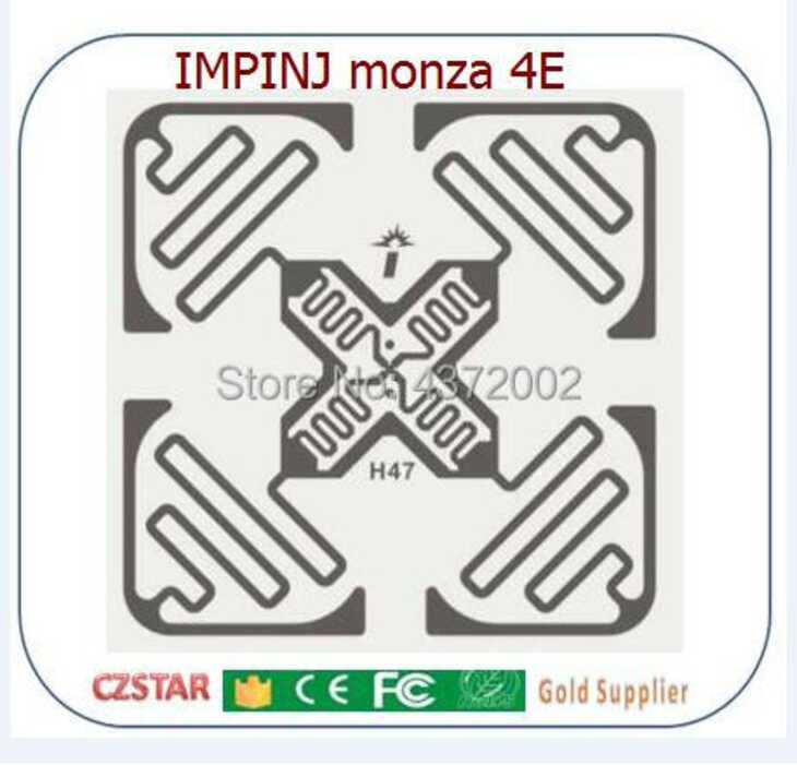 impinj 1000pcs roll Monza R6 chip RFID stickers tags wet inlay UHF 860 ...