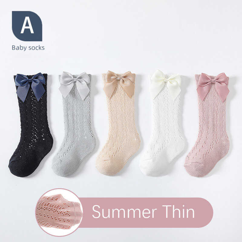 CEL New Spring Baby Net Stocking Girls Sweet Bow Ventilate In Tube Soc ...