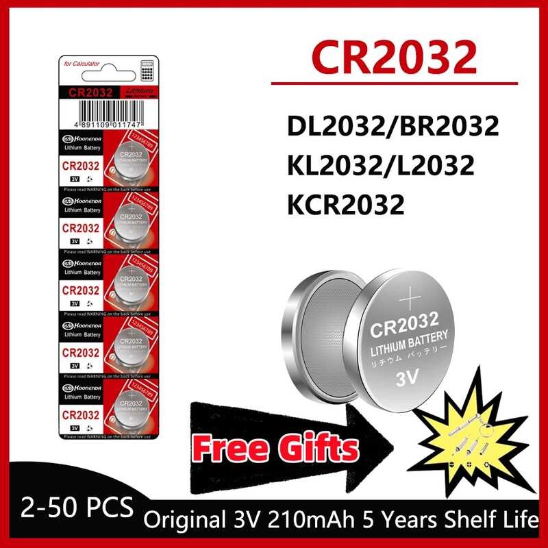 High-Capacity A Cr2032 Lithium Button Coin Cell 2032 Battery Compatible ...