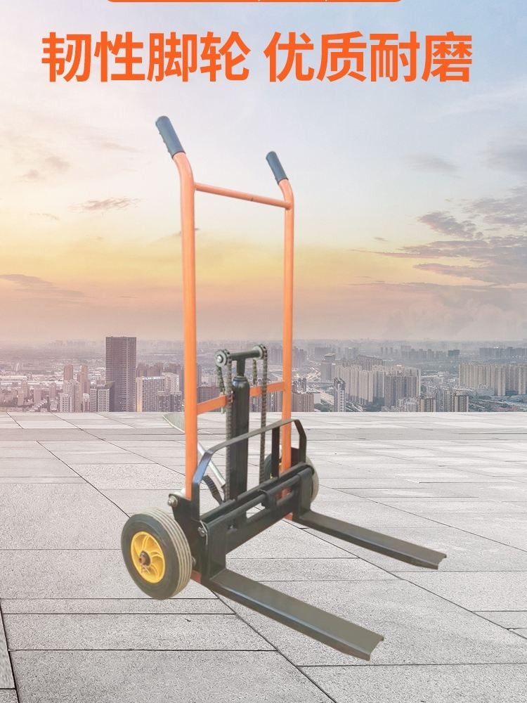 Manual Hydraulic Stacker Truck Loading And Unloading Truck Small ...