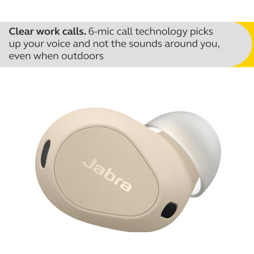 Jabra Elite 10 True Wireless Earbuds Most Advanced Earbuds for Work and ...