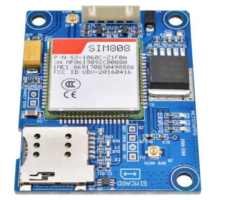 Sim808 4 Module GSM GPRS Development Board IPX SMA With GPS Antenna Raspberry Pi Port 2G 3G 4G ...