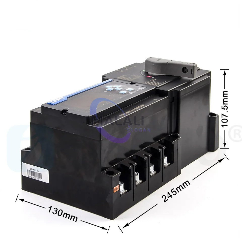 CHINT NXZ-125/4P 125A 250A 630A 4P ATS Dual Power Automatic Transfer ...