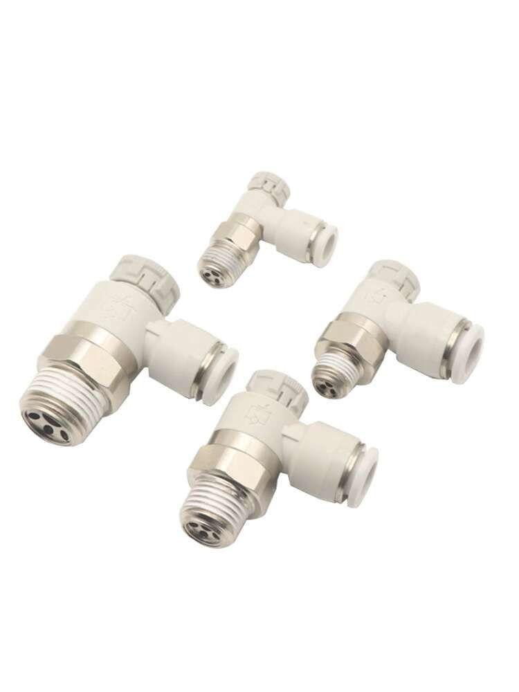 PTL throttle valve pneumatic push lock type mini-connector speed ...