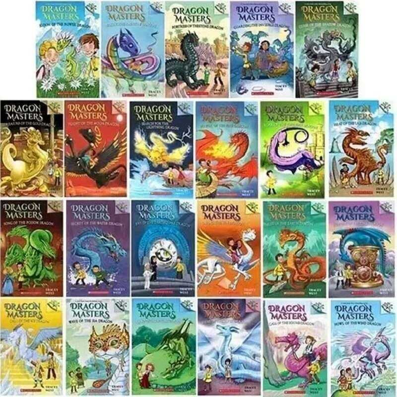 Yy 23 Pcs/Set Dragon Masters Books Children English Reading Story ...