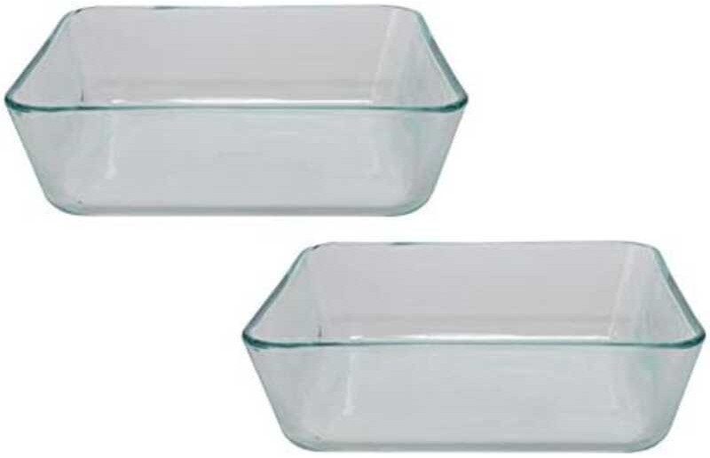 Pyrex 7212 11 cup Rectangle Clear Glass Food Storage Dish Made in the ...