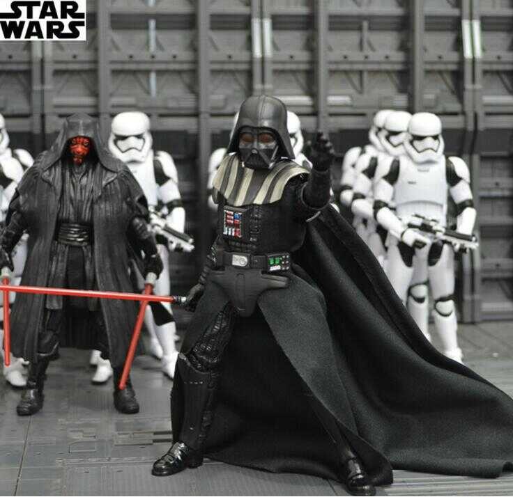 Star Wars 15cm Maul Mandalorian Darth Vader & Stormtrooper Jedha Patrol ...