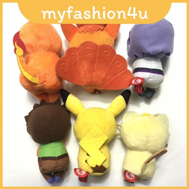 And Cuddly Soft Cute Sitting Pikachu Charmander Vulpix Snorlax Jesse ...