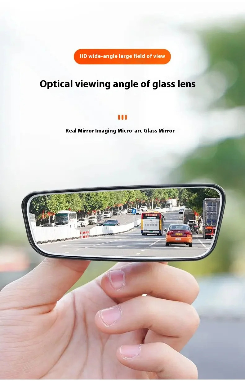 2Pcs 360 Degree Adjustable Blind Spot Mirror Car Auxiliary Rearview ...