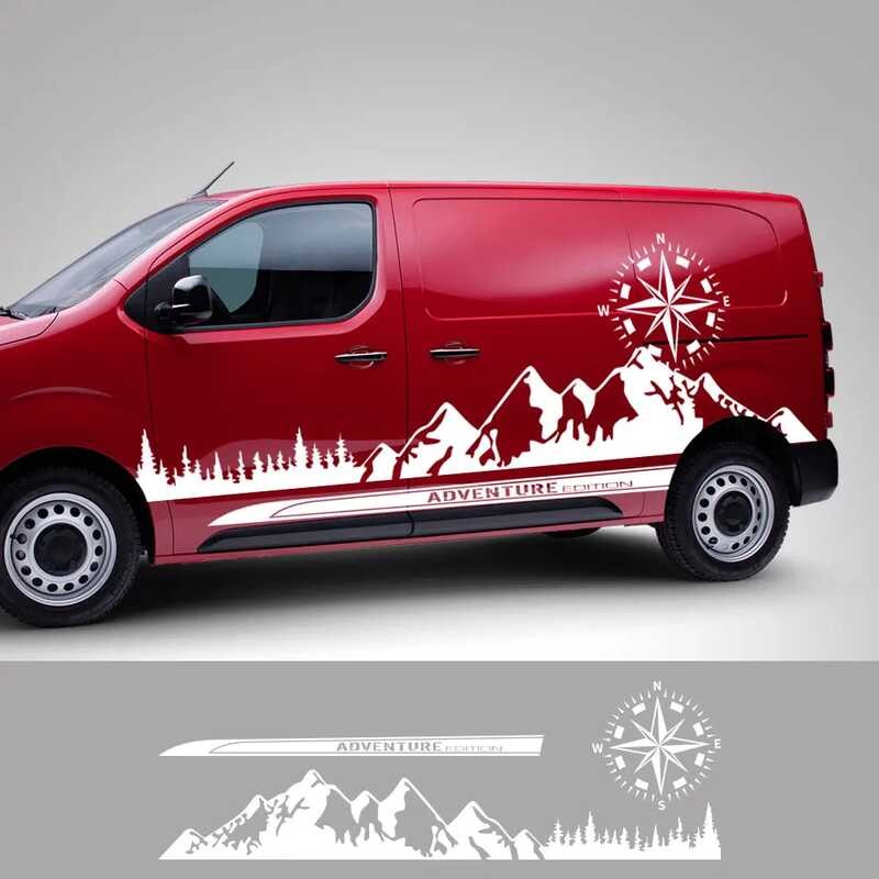 Sticker Car For Citroen Dispatch Jumpy Peugeot Expert Minivan Camper ...