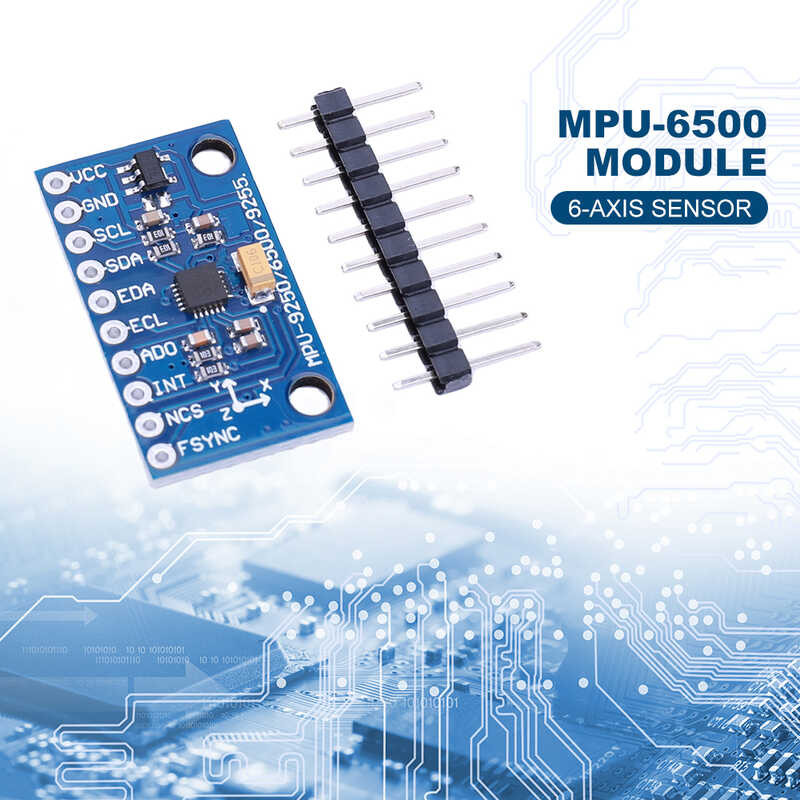 6-Axis Mpu6500 Gyroscope Sensor Module Replace Mpu6050 Gy-6500 Gyro ...