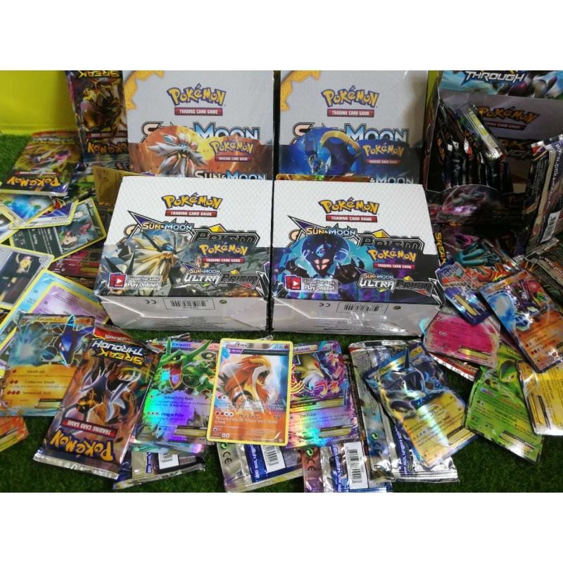 Pokémon Blind Box Pikachu Pokémon Ultimate Sun And Moon Game Card ...