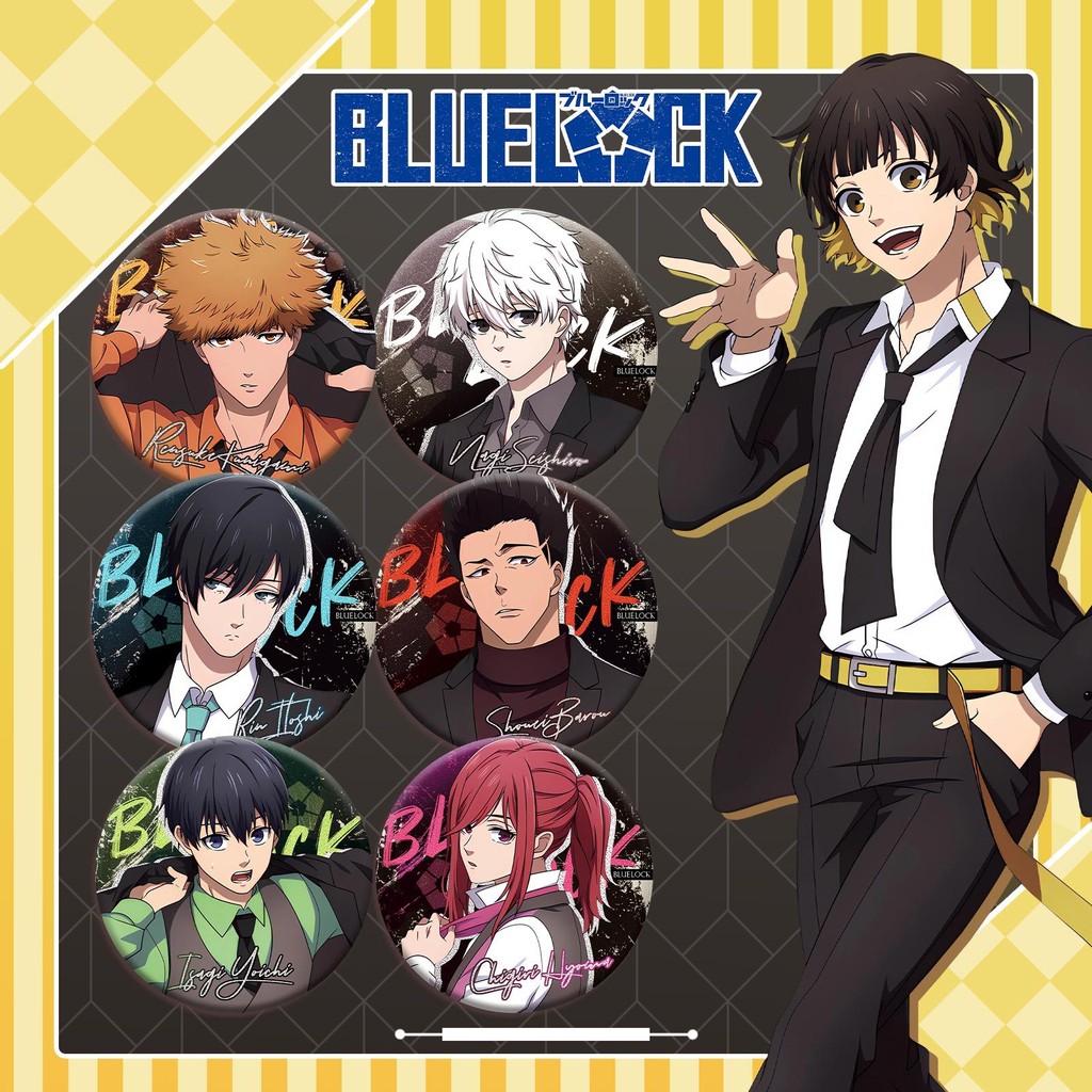 Blue Lock suit series PET double flash badges anime hot sales around ...